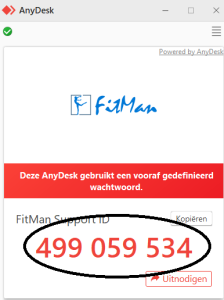 Je AnyDesk-id – FitMan